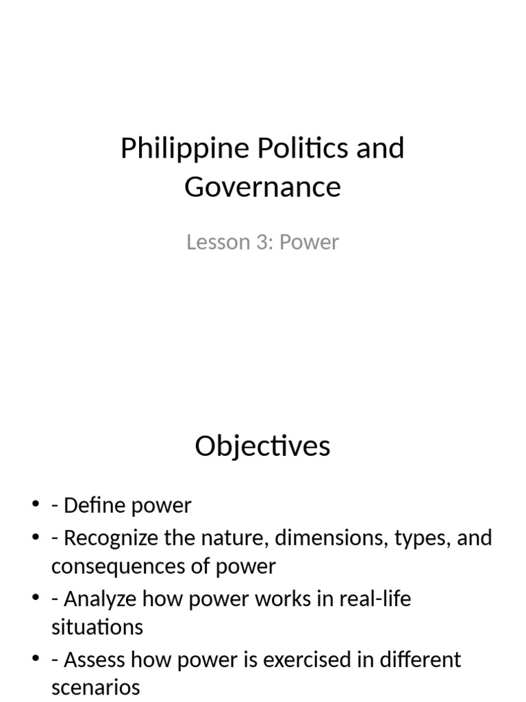 Lesson 3 Power Presentation | PDF