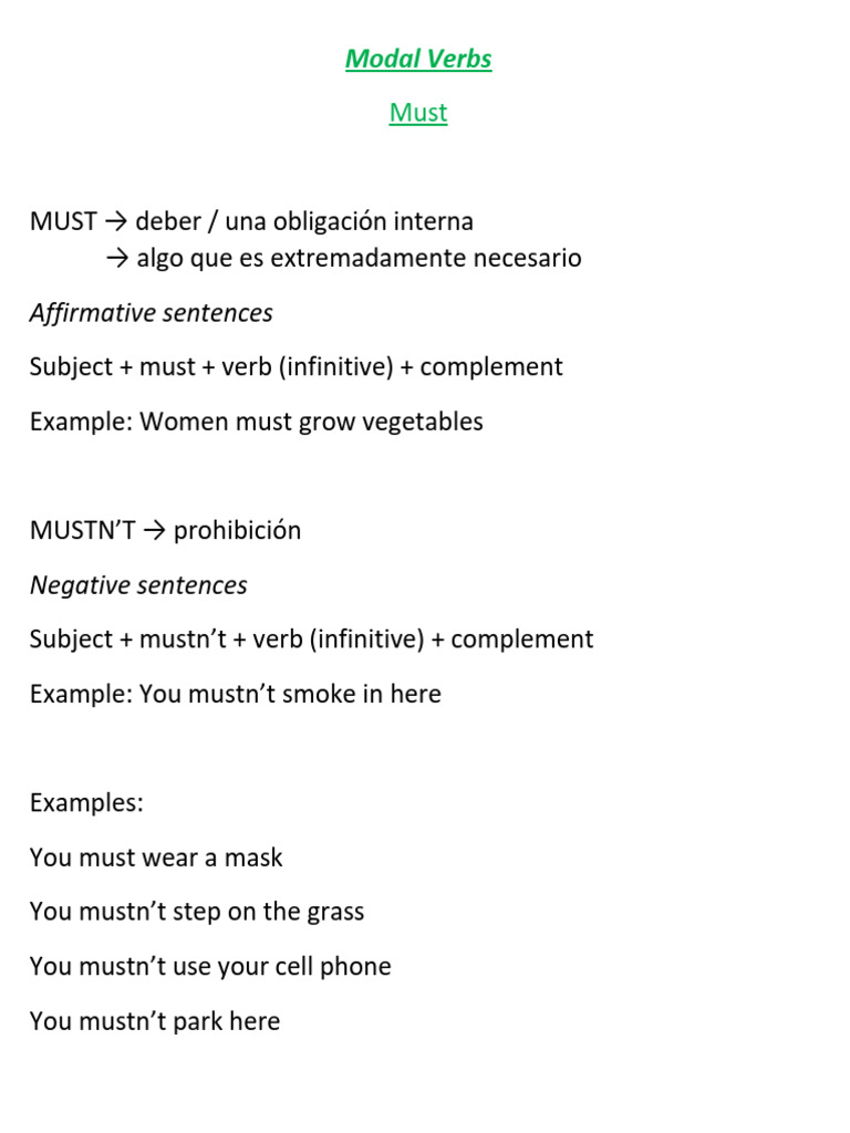 Appendix 8 Must Can 2 | PDF