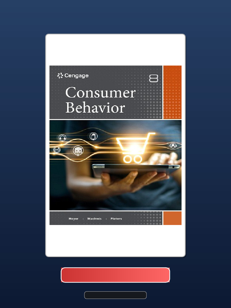 Consumer Behavior 8th Edition Hoyer Full Download | PDF | Knowledge | Consumer Behaviour