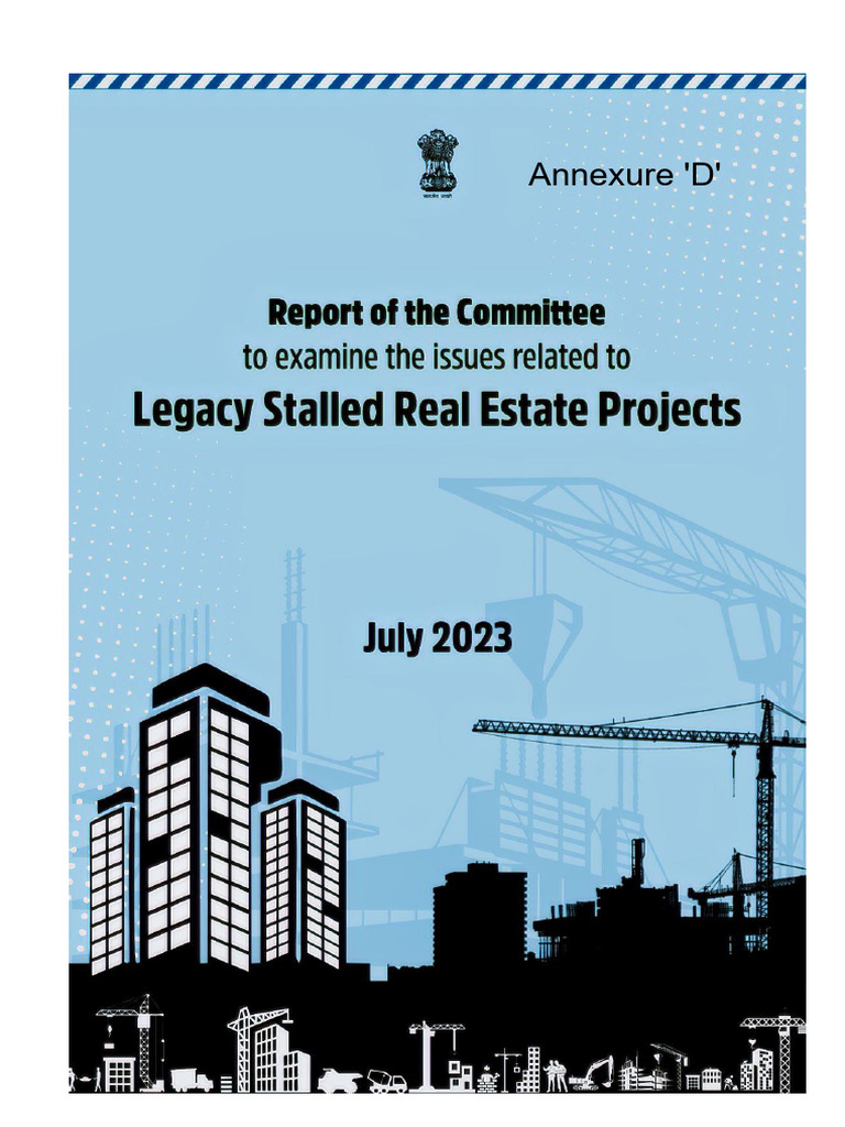 Amitabh Kant Committee on Stalled Projects | PDF | Bankruptcy | Interest