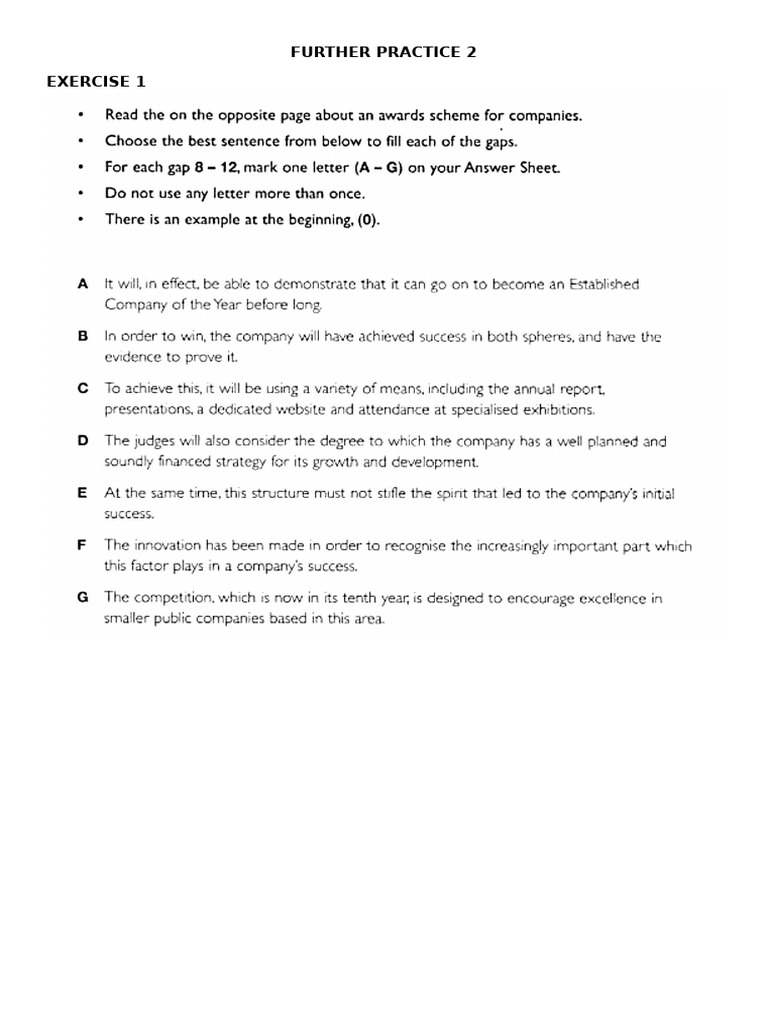 Further Practice 1 | PDF