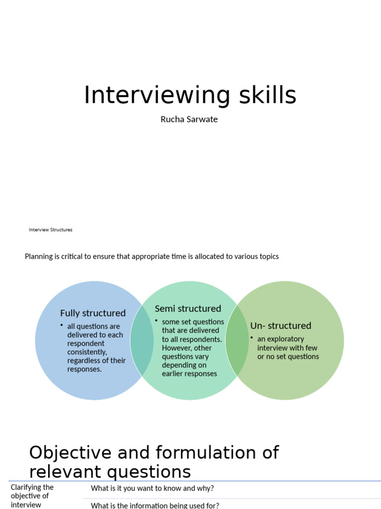 Interviewing Skills | PDF | Nonverbal Communication | Communication