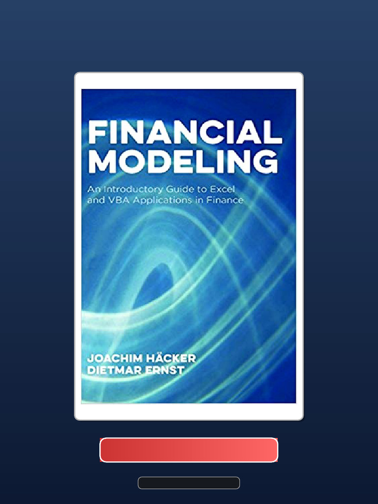 Verified PDF Download Financial Modeling An Introductory Guide To Excel and VBA Applications in ...