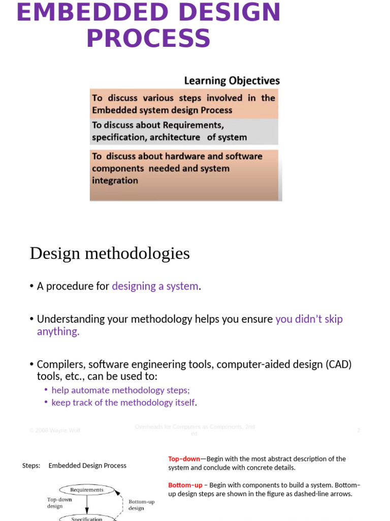 Embedded Design Process | PDF | Embedded System | Computer Aided Design