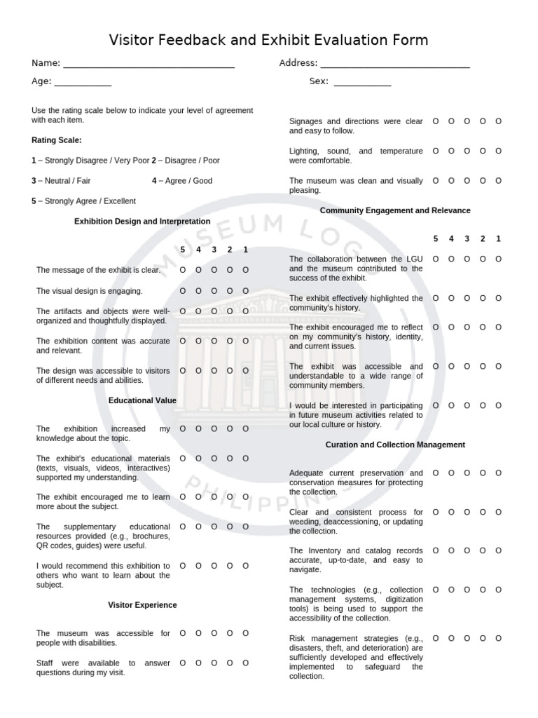 Museum Evaluation Tool 1 1 | PDF | Museum