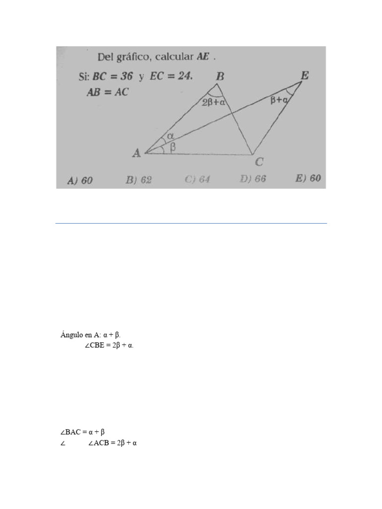 Resolucion Problema Ae Ley De Senos Pdf