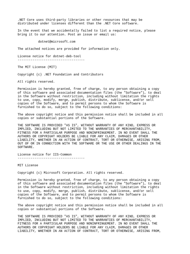 Third Party Notices | PDF | License | Legal Liability
