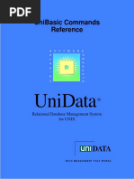 A Programmer Guid On Unidata and Unibasic | PDF | Array Data Structure | Control Flow