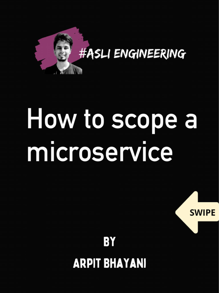 How To Scope A Microservice | PDF | Service Industries | Software Development