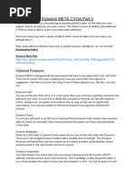 Essence META CYOA Overview | PDF