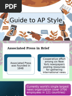 AP Style Quick Reference Guide | PDF
