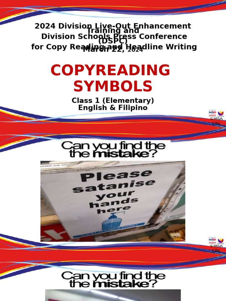 Copyreading Essentials for 2024 Training | PDF | Copy Editing | Journalism