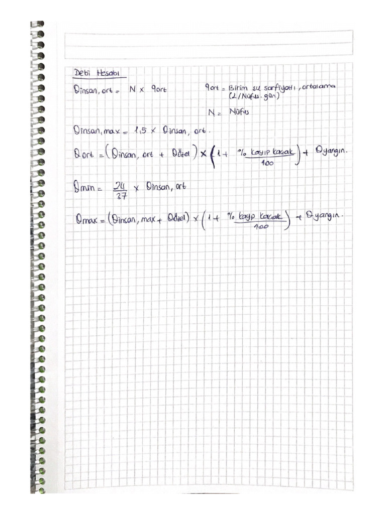 Proje Debi Hesabı | PDF