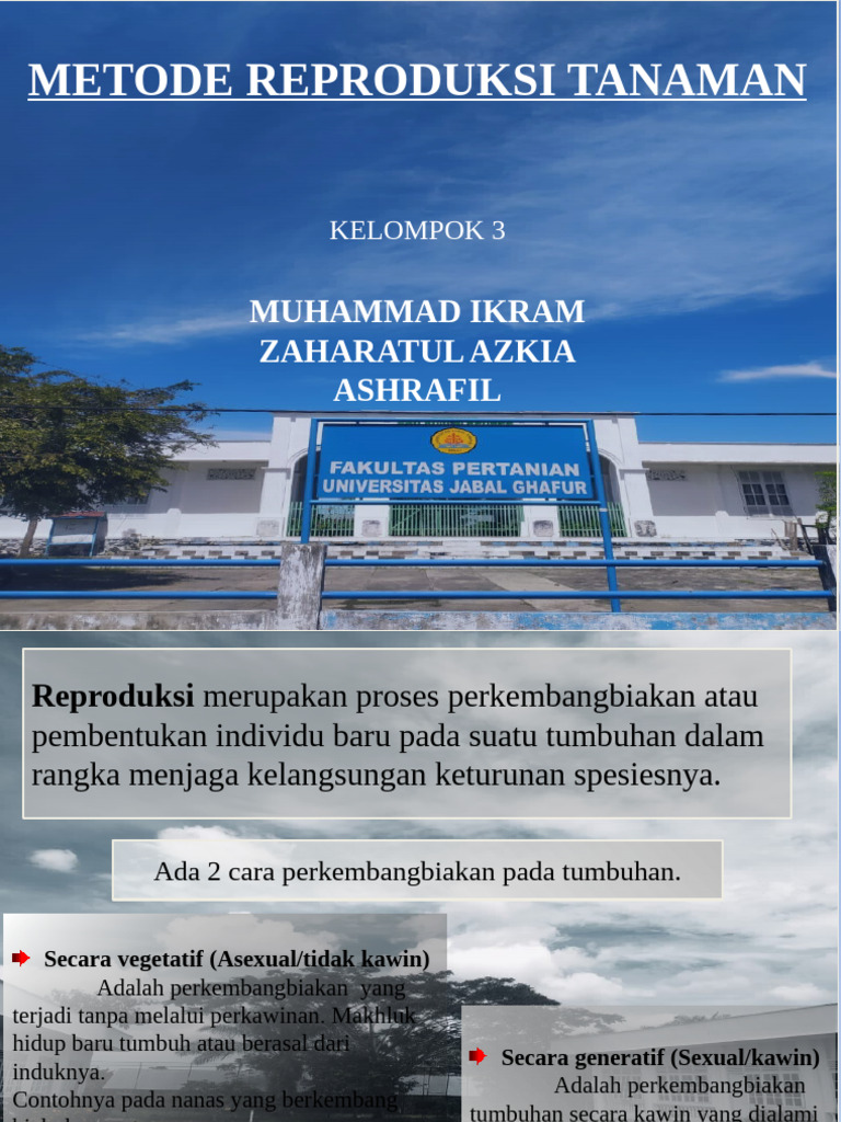 Reproduksi Tanaman | PDF