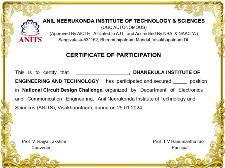 ANITS | PDF