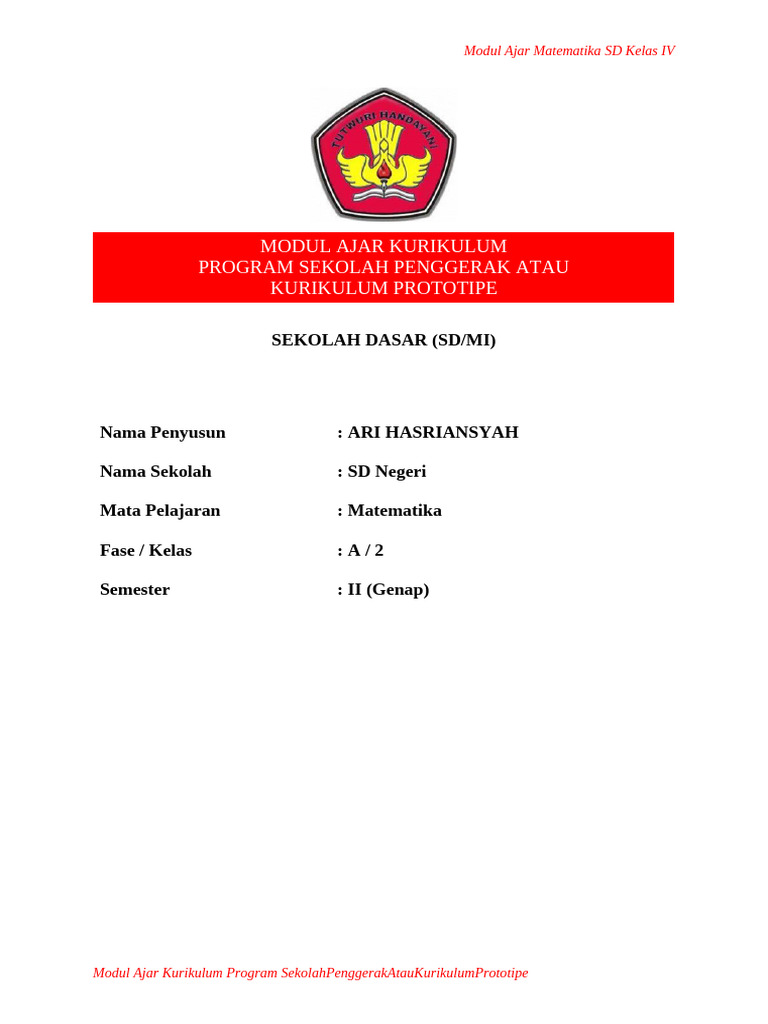 Modul Ajar Ari Hasriansyah | PDF