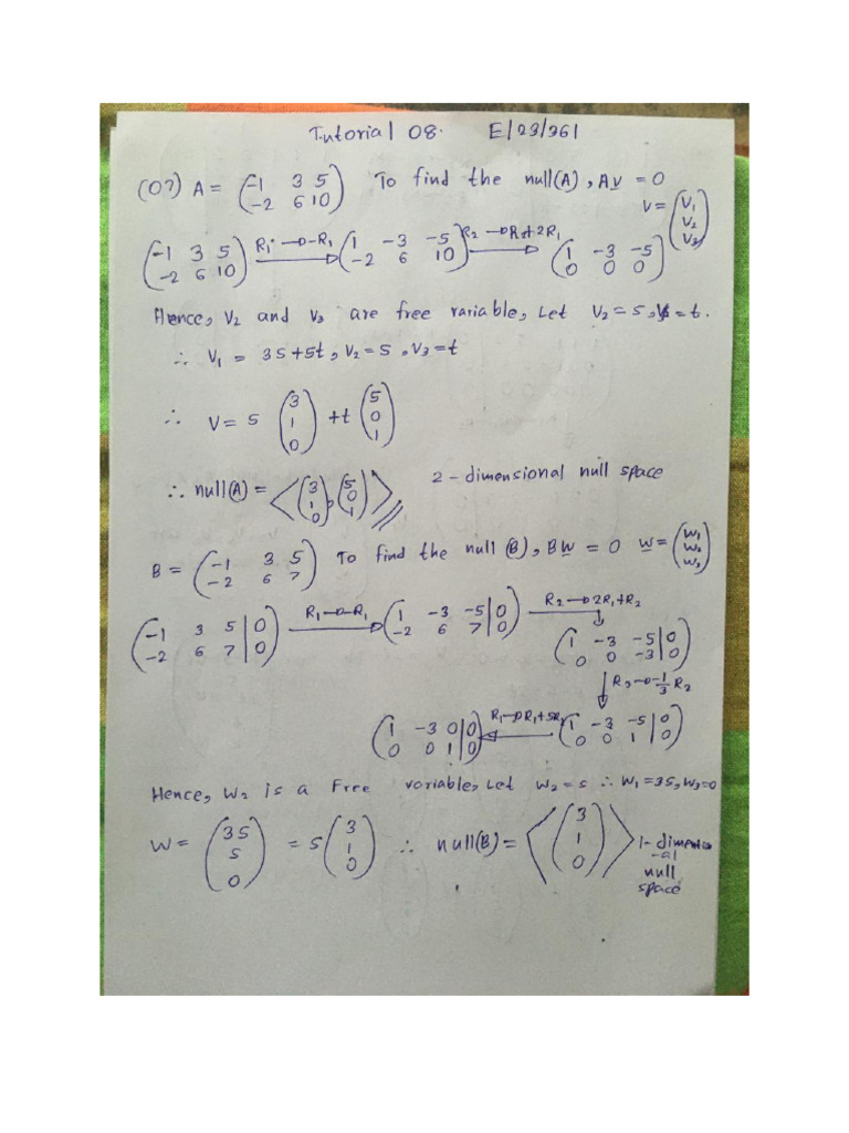 Tutorial Answer | PDF