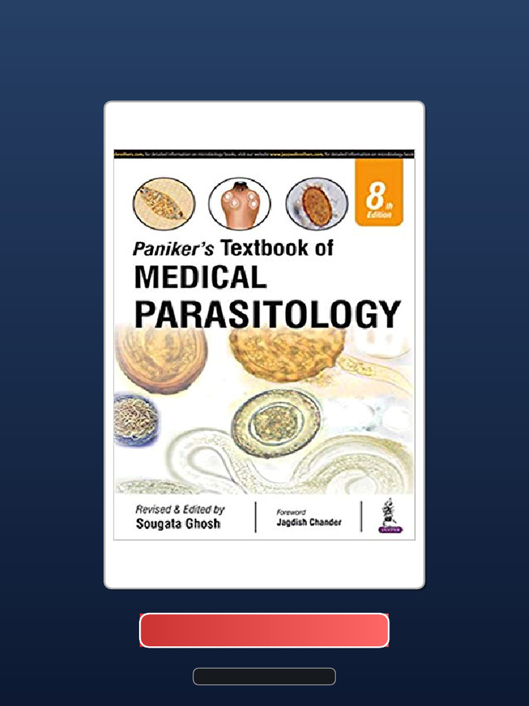 Paniker's Textbook of Medical 8th By, Parasitology Edition Sougata Ghosh | PDF | Multiple Choice ...