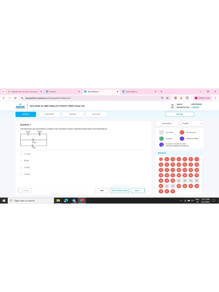 Class 12 PCB Neet Test | PDF