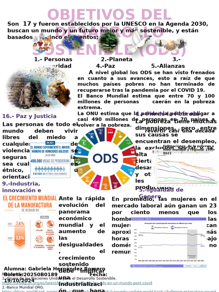 02 Infografia Ods | PDF | Pobreza | Pobreza e indigencia