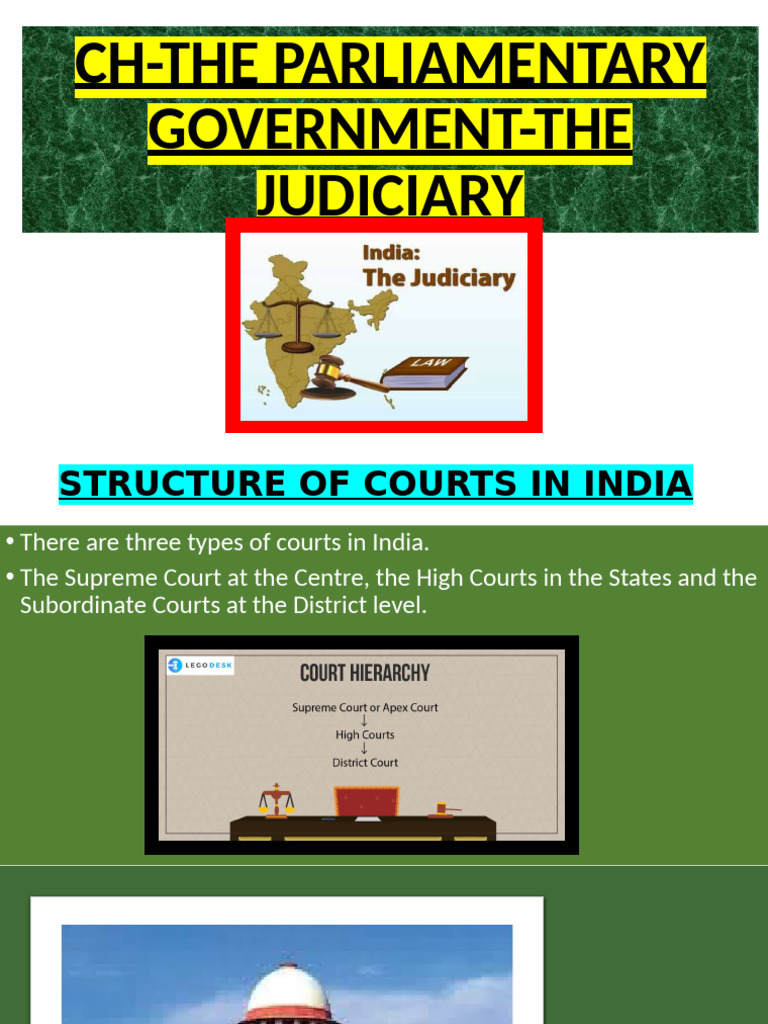 Ch-The Parliamentary Government-The Judiciary | PDF | Supreme Courts ...