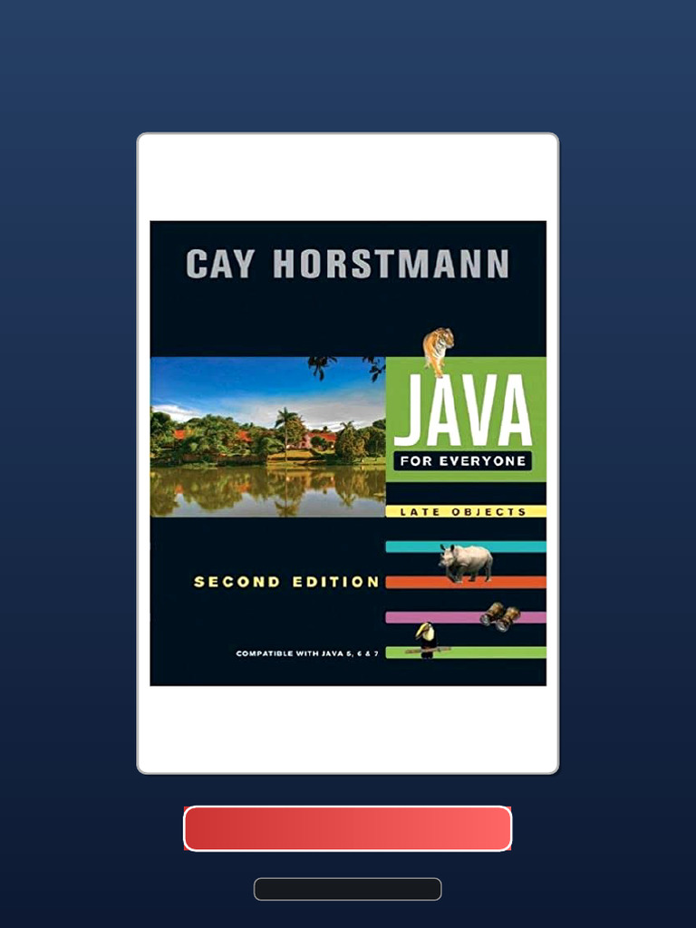 Verified PDF Download Java For Everyone Late Objects by Cay S Horstmann FULL Version | PDF ...