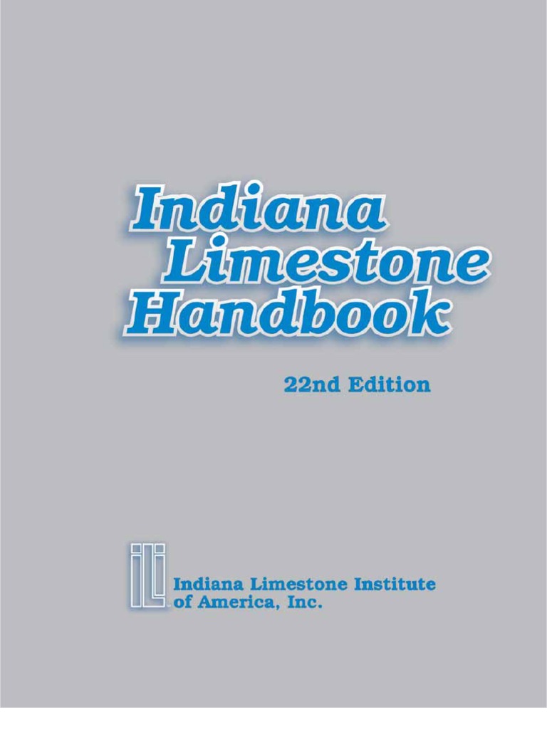 ILI Stone Handbook | PDF | Limestone | Sound