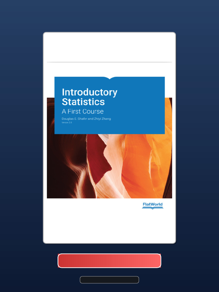 Verified PDF Download Introductory Statistics by Shafer FULL Version ...