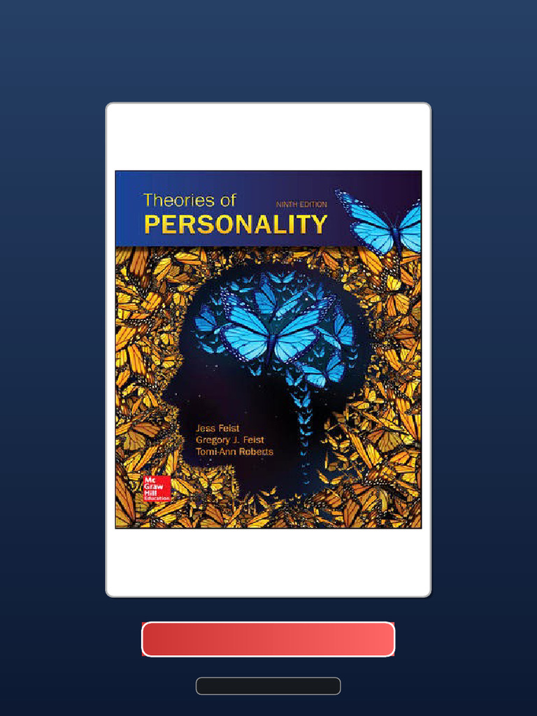 Theories of Personality 9th Edition Feist Solution Manual Full Download ...