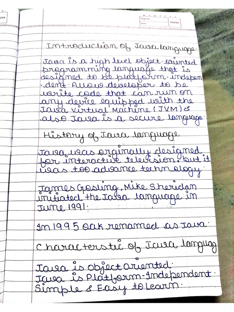 OOPS With Java Unit 01 | PDF