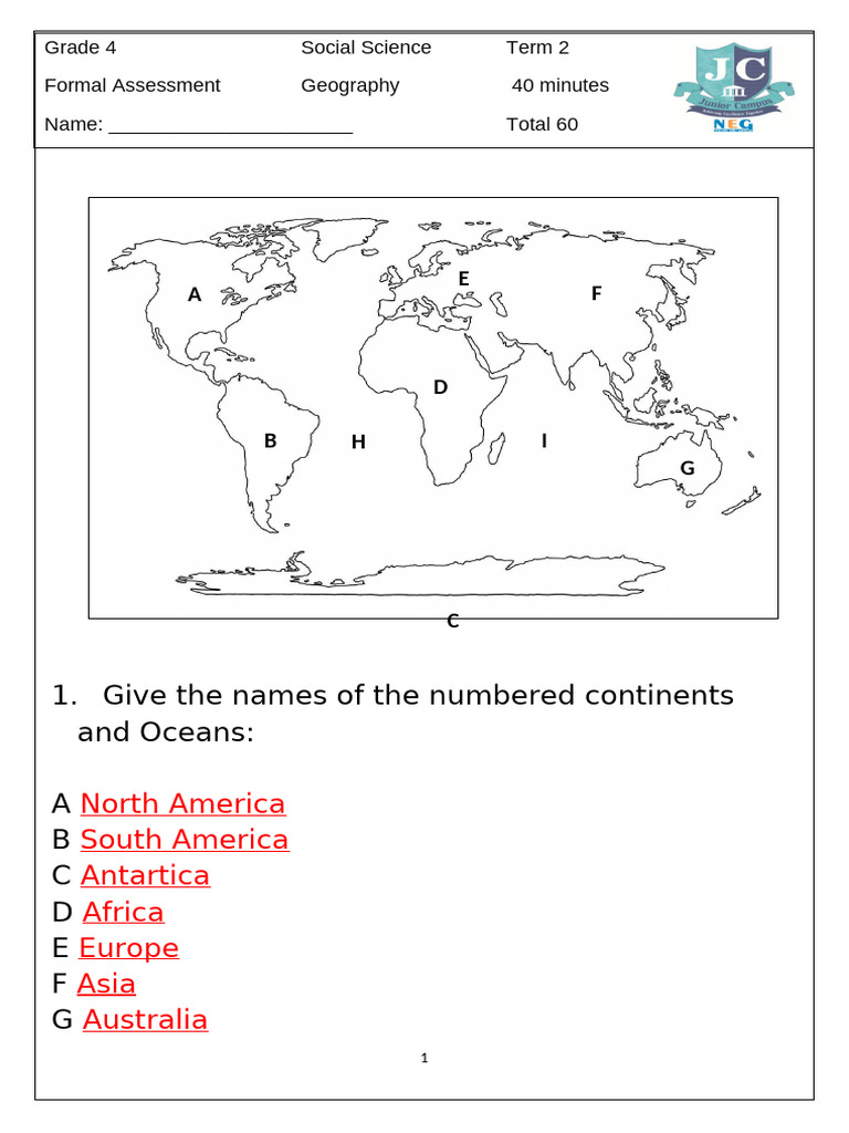 Grade 4 Geography Term 2 Assessment | PDF | Chess Openings | Chess Theory