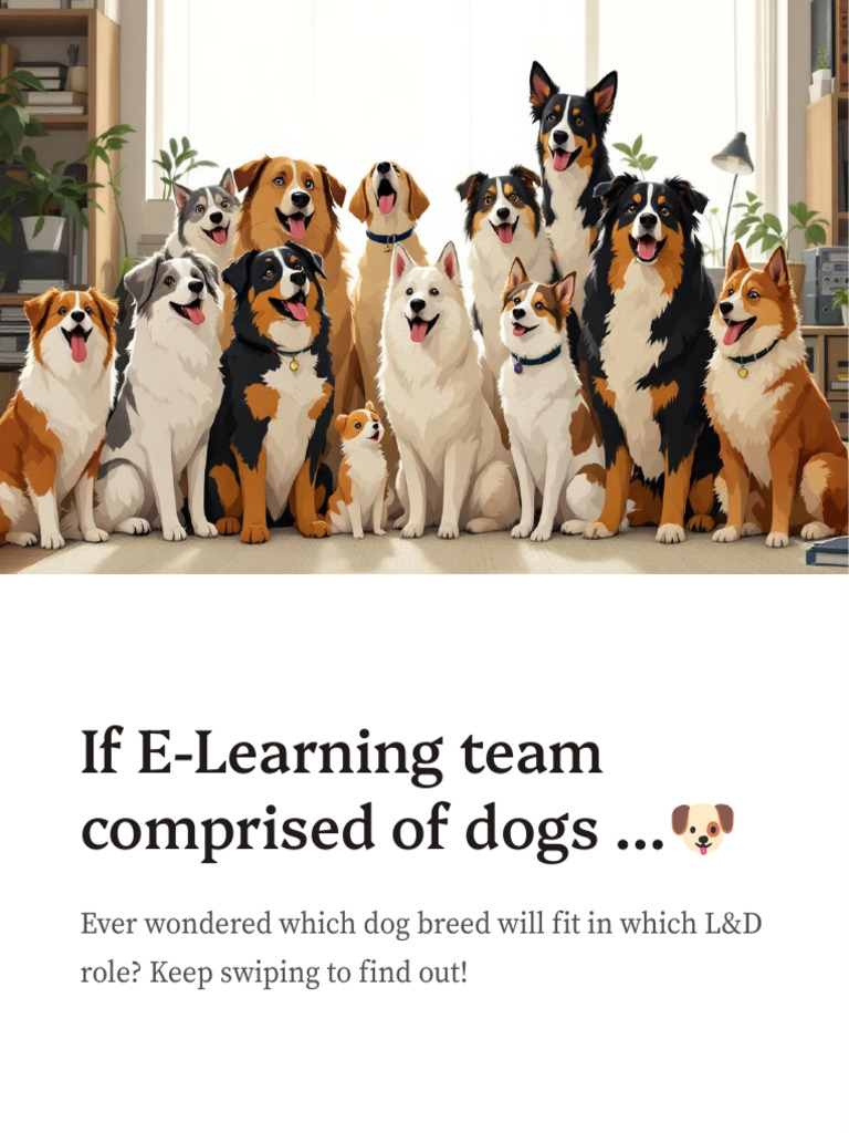 If E-Learning Team Comprised of Dogs | PDF