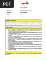 Water Slide Tester Job Overview | PDF