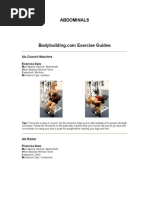 Abs Workout PDF | PDF | Abdomen | Pelvis