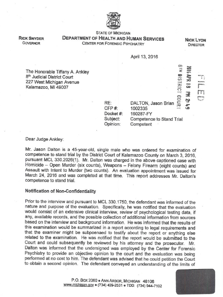 Dalton Competency Exam | PDF