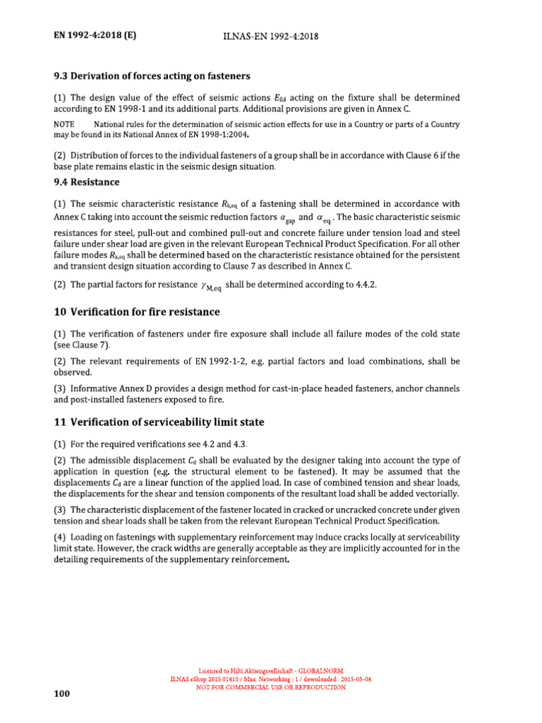 Fire Resitance Formula | PDF