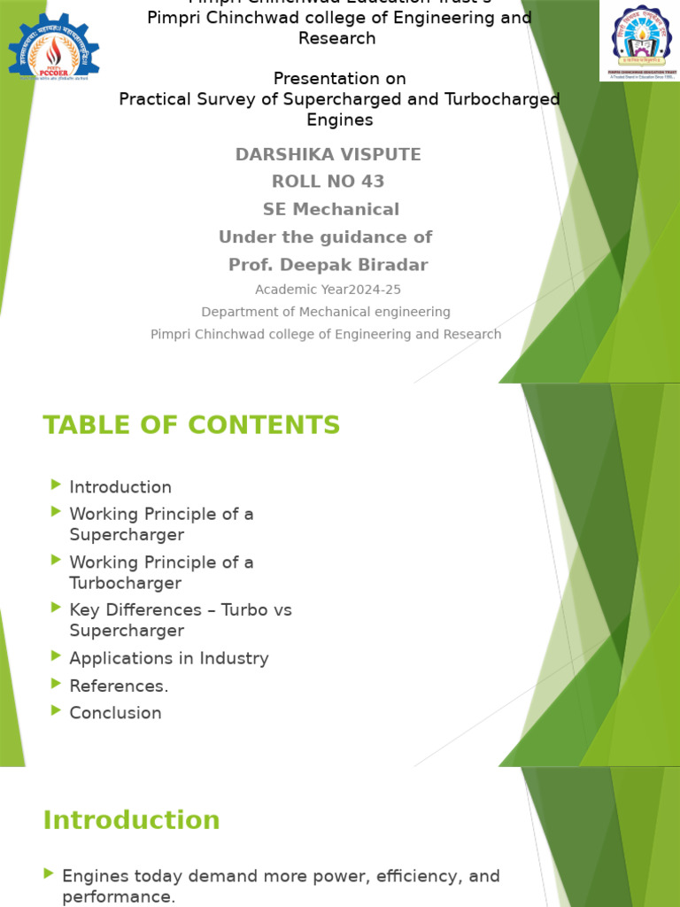 Practical Survey of Supercharged and Turbocharged Engines Edited2 | PDF ...