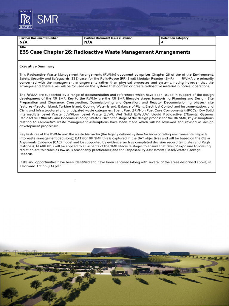 Radioactive Waste Management for RR SMR | PDF | Waste | Waste Management