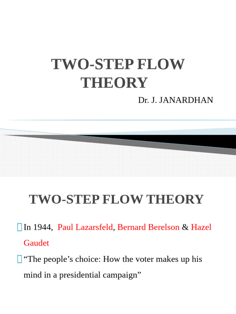 Two Step Flow of Information | PDF | Popular Psychology | Mass Media