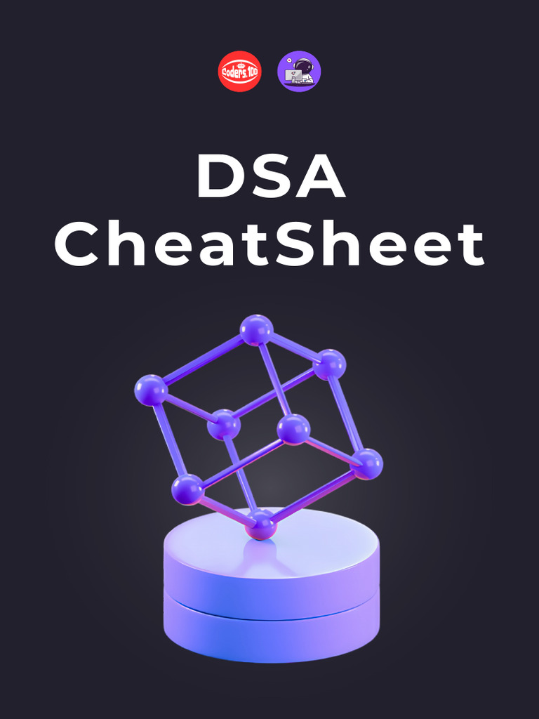 DSA Cheatsheet - Coders - Section | PDF | Queue (Abstract Data Type) | Dynamic Programming