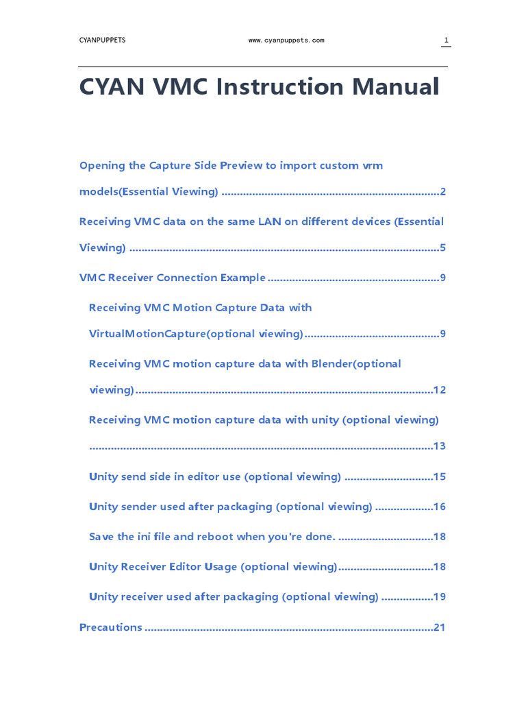 CYAN VMC Usage Documentation | PDF | Computer File | Computing