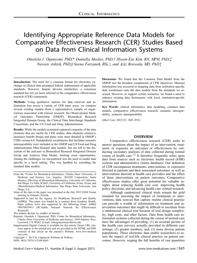 Identifying Appropriate Reference Data Models For .9 | PDF | Metadata ...
