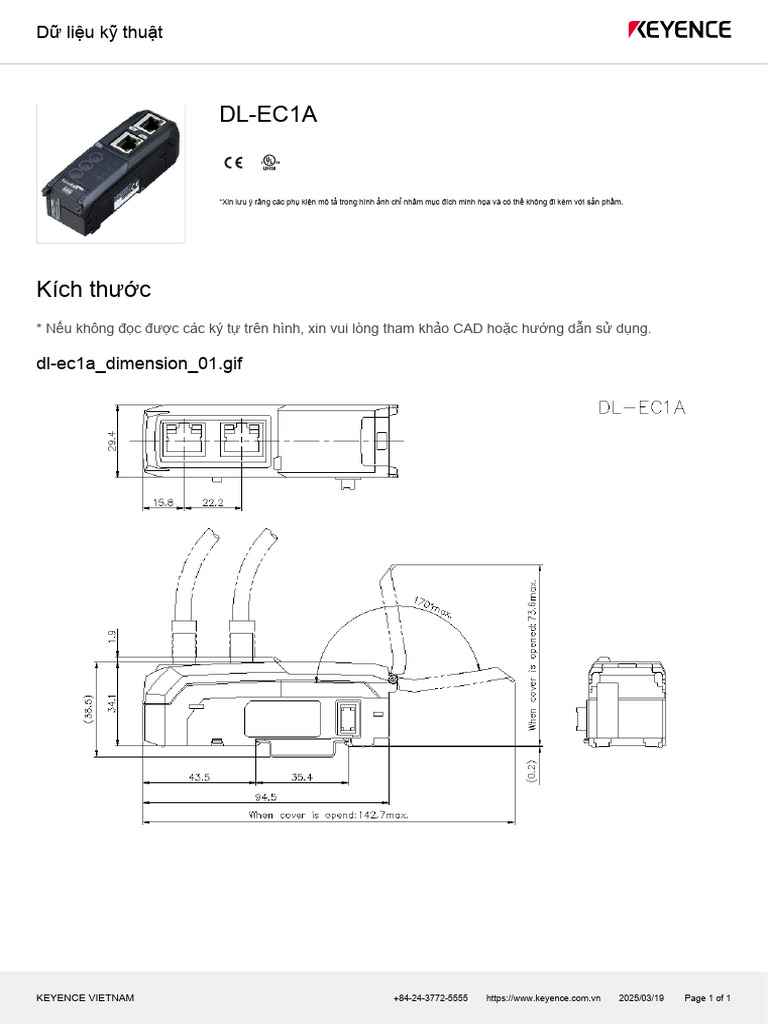 DL-EC1A Datasheet | PDF