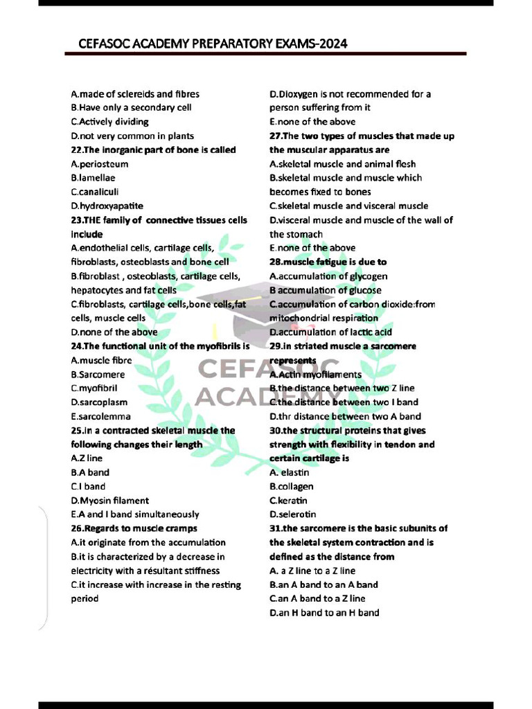 Medicine Preparatory Questions | PDF