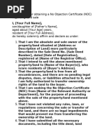 Dual Name Affidavit Format | PDF