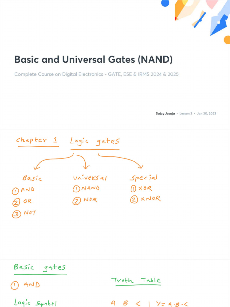 2 Basic - and - Universal - Gates - NAND - With - Anno | PDF