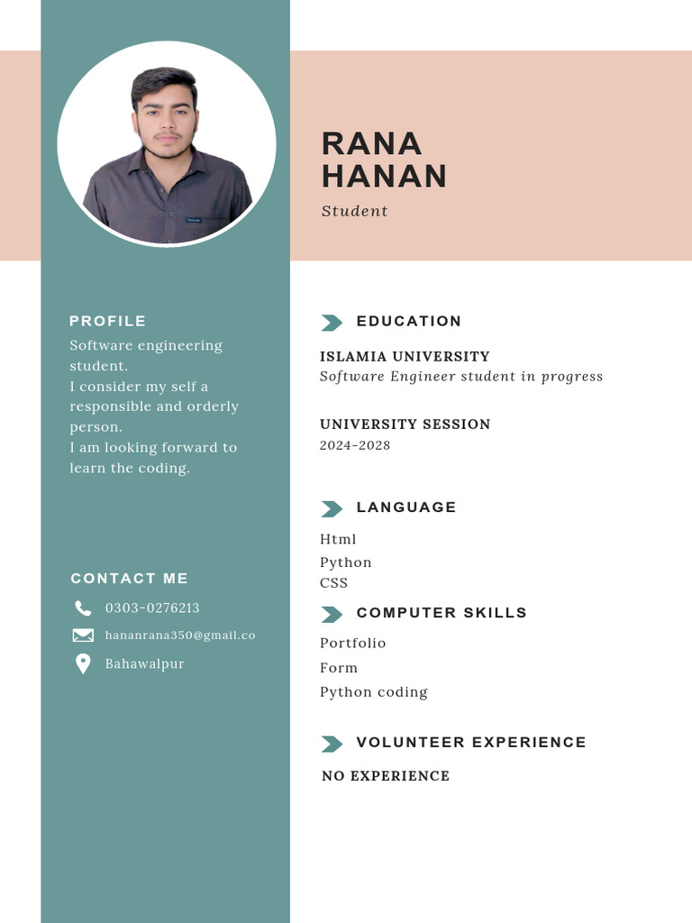 White Simple Student CV Resume | PDF