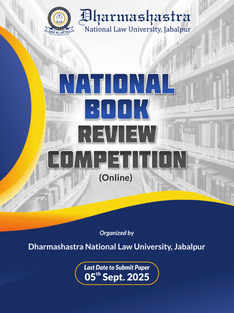 National Book Review Competition Brochure | PDF | Citation | Jurisprudence