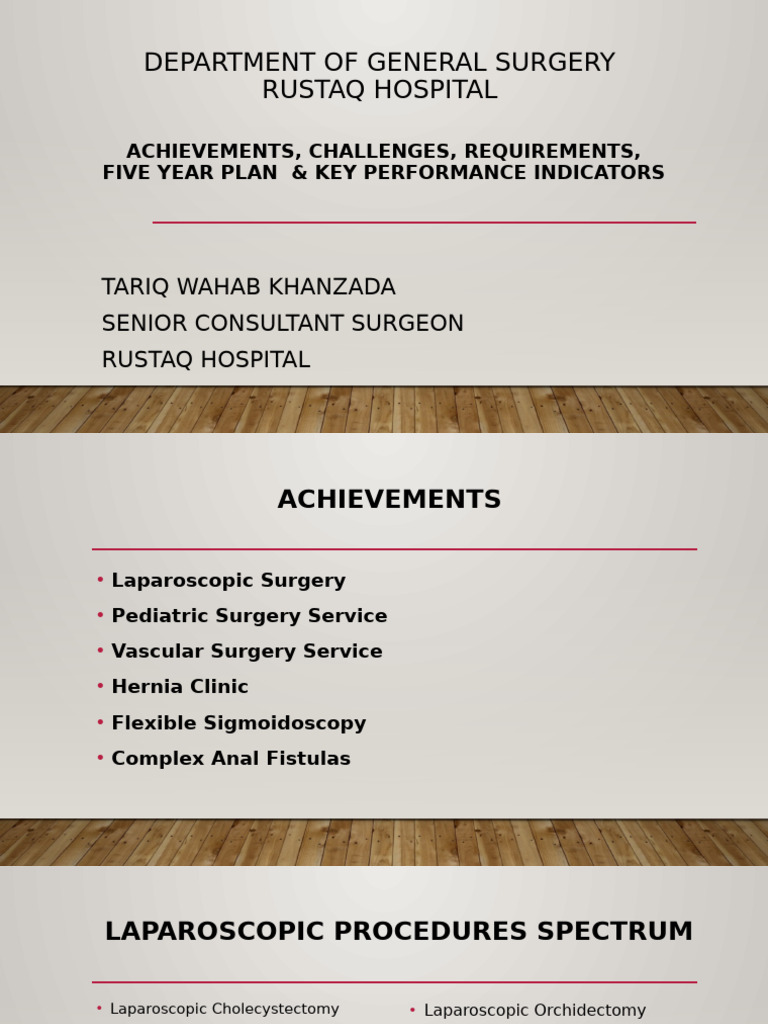 Challenges Dept General Surgery | PDF | Surgery | Clinical Medicine