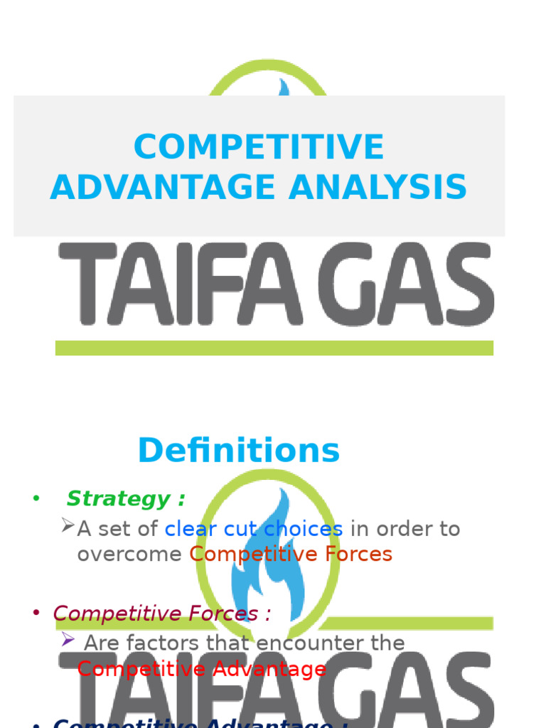 Competitive Advantage Analysis Guide | PDF